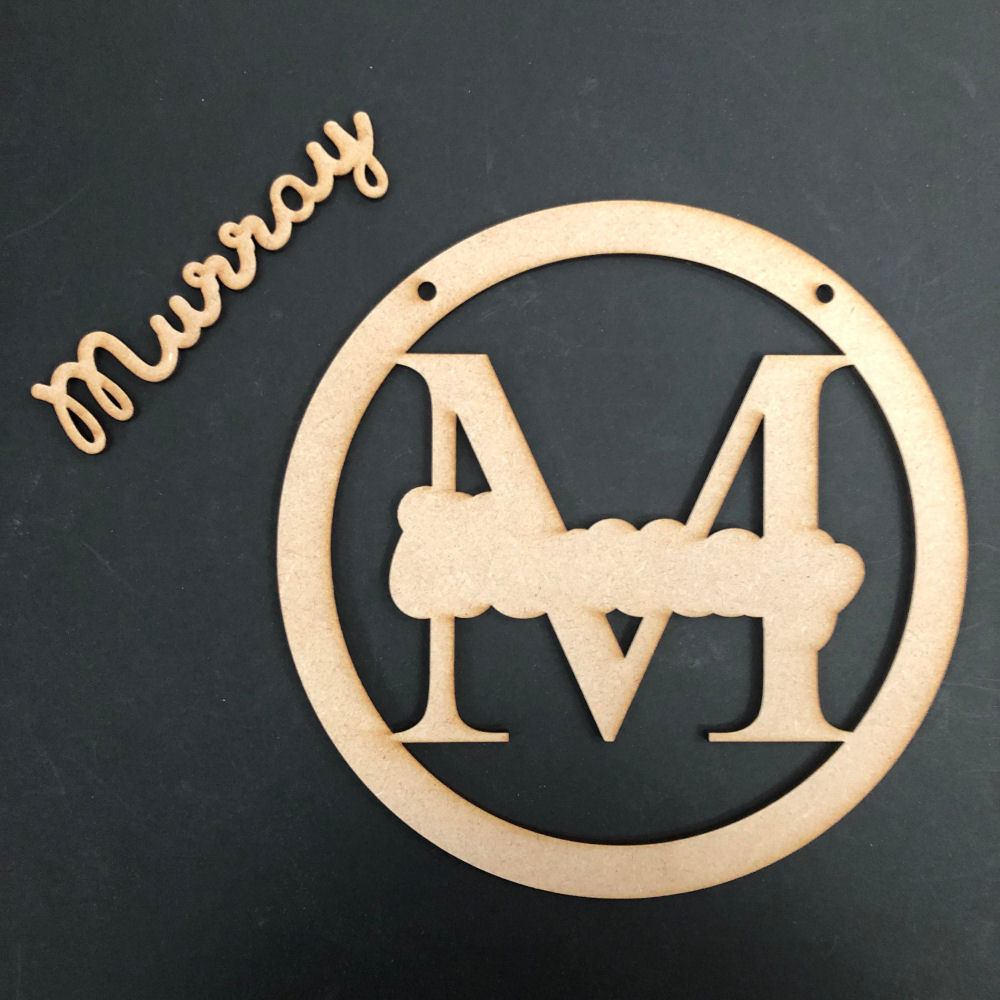 'Personalised' Letter Plaque - Dreamees